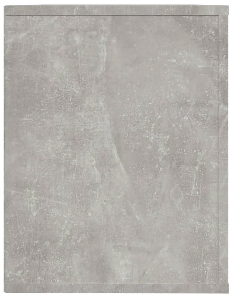 Botník betonově šedý 75 x 35 x 45 cm kompozitní dřevo - Default Title