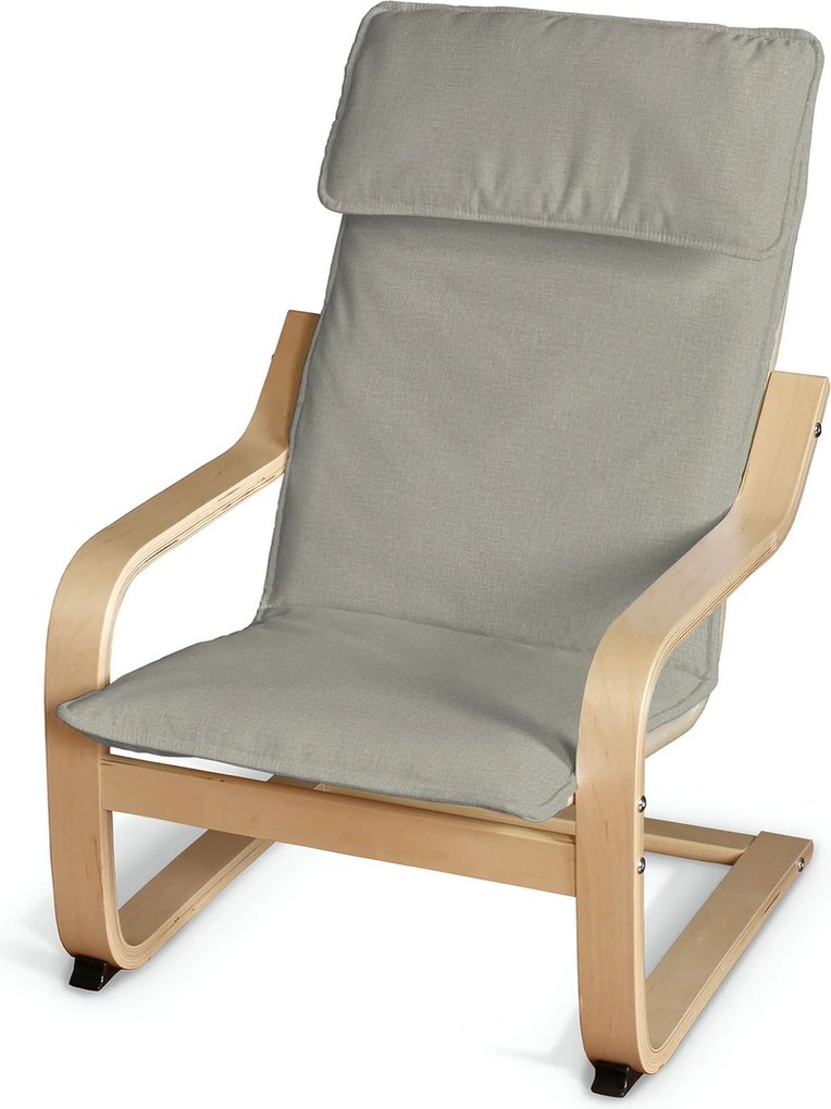 Sedák na dětské křeslo IKEA Poäng barva zelená látka sametová