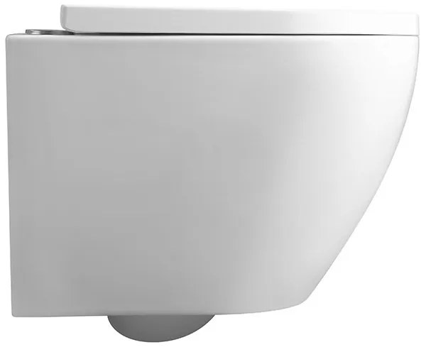 BPS-koupelny Závěsná WC mísa se SoftClose sedátkem HYD-4146, bílá