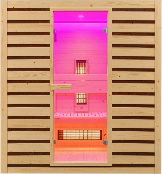 BPS-koupelny Infrasauna Relax HYD-6714 180x150, 3-4 osoby