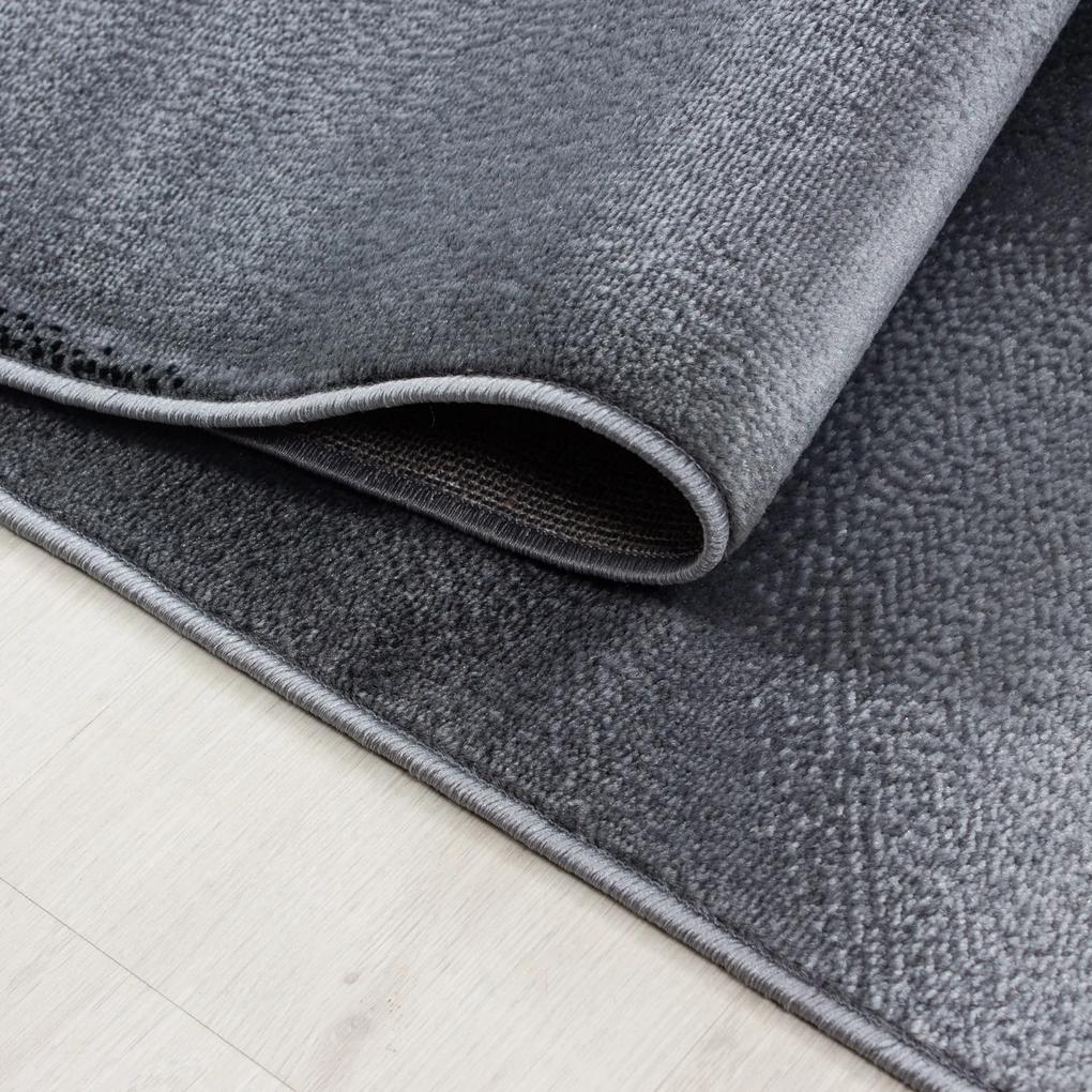 Ayyildiz Kusový koberec PLUS 8008, Černá Rozměr koberce: 280 x 370 cm