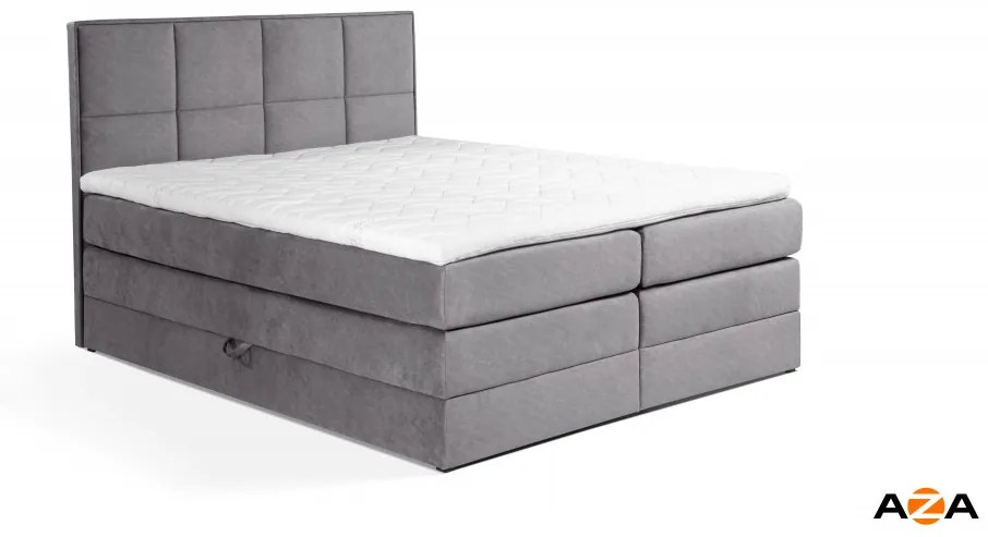 Postel boxspring Samara 200x200 s úložným prostorem - výběr barev