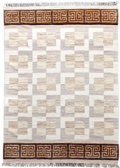 Diamond Carpets koberce Ručně vázaný kusový koberec Dante DESP P90 Marble Gold - 120x170 cm