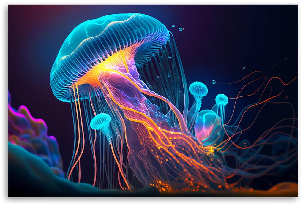 Gario Obraz na plátně Majestátní medúza Rozměry: 60 x 40 cm