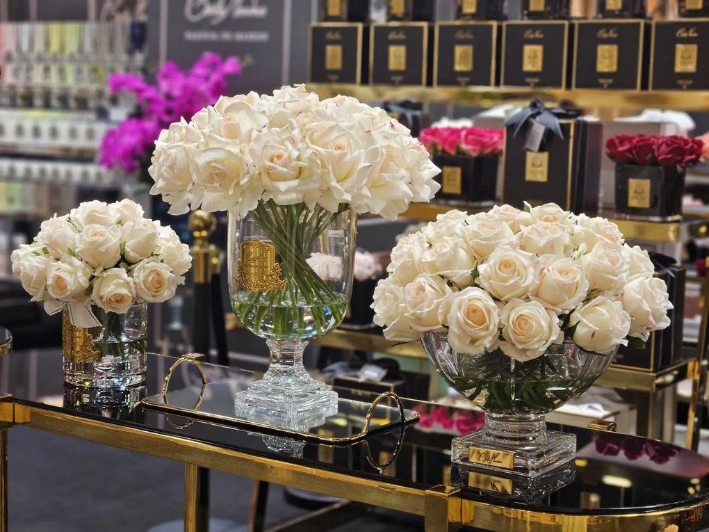 Côte Noire Centrepiece kytice parfémovaných růží Pink Blush