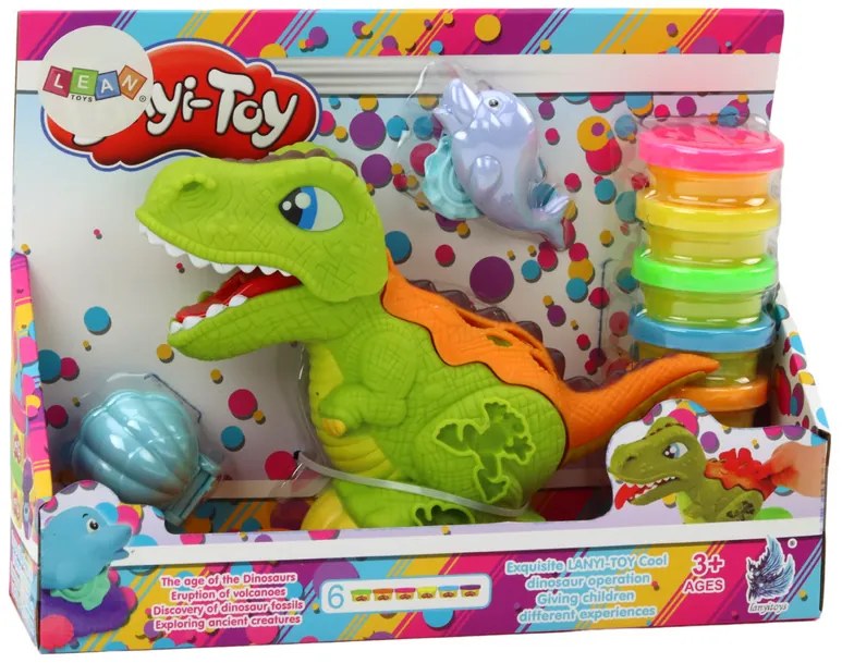 RKToys Sada modelíny Dinosaurus 6 barev