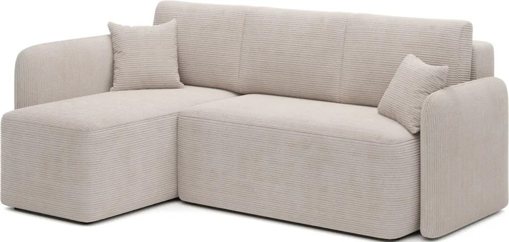 Rozkládací rohová sedačka HARISON 206x150 béžová