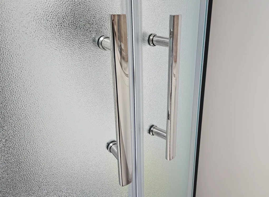 NATALI HARD 90x80 Clear Levý Sprchový kout asymetrický