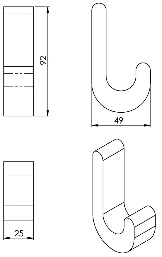 Gedy Gedy, HIMALAYA háček, pár, bambus, HY26