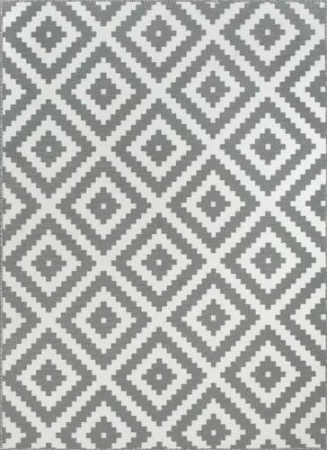 Kusový koberec Romby šedý Rozměr: 400x500 cm | BIANO