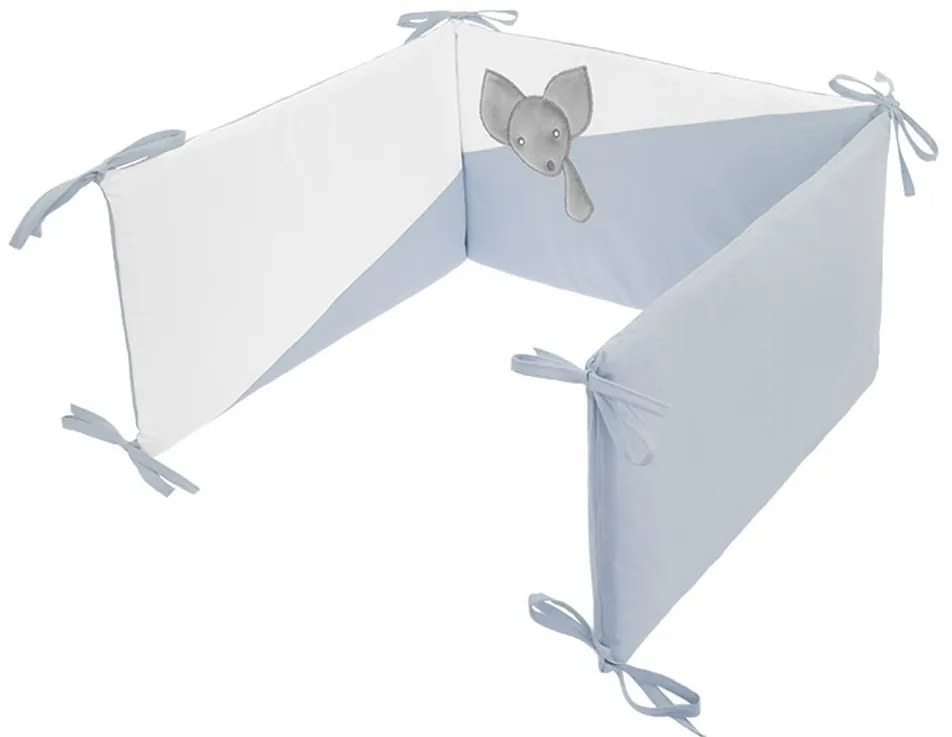 3-dílné ložní povlečení Belisima Mouse 100/135 modré