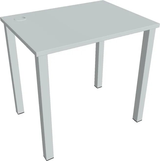 Hobis Kancelářský pracovní stůl Hobis UE 800, deskaakát, bílá RAL 9016