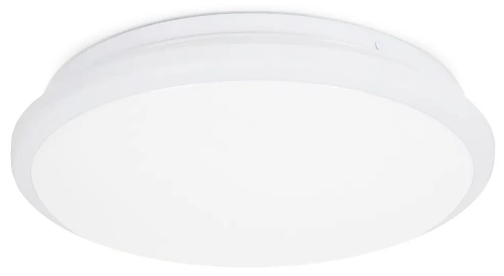 Indeluz 731B-L4118B-01 stropní přisazené LED svítidlo Carme, kulaté, bílé, 16,5W, 3000/4000/6000K, 120°, ø28cm, IP44