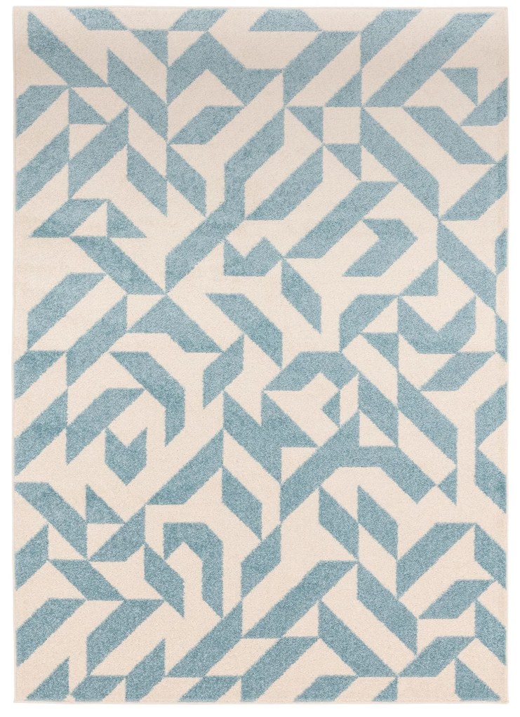 Tribeca Design Kusový koberec Jars Blue Shapes Rozměry: 160x230 cm