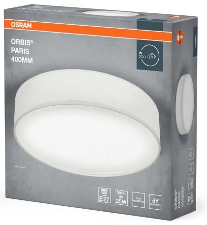 Osram - Stropní svítidlo ORBIS PARIS 2xE27/25W/230V bílá