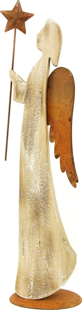 Andělíček, dřevěná vánoční dekorace - ZA8616