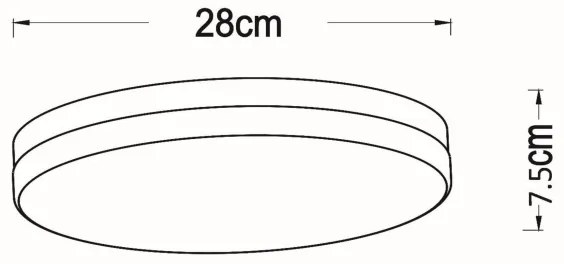 Lucide 79111/30/30 - LED Koupelnové svítidlo BISKIT LED/18W/230V IP44 černá