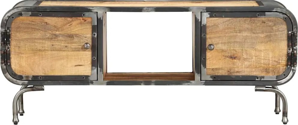 TV skříňka 110 x 30 x 42 cm masivní mangovníkové dřevo 339711