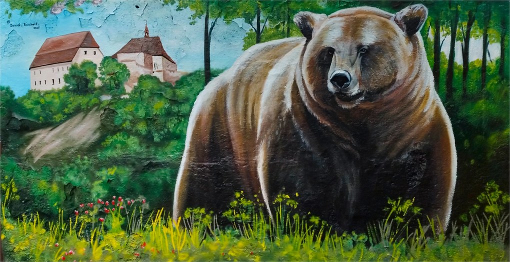 David Reichelt | Hrad Točník Rám: Černý, Velikost: 40 x 30 cm