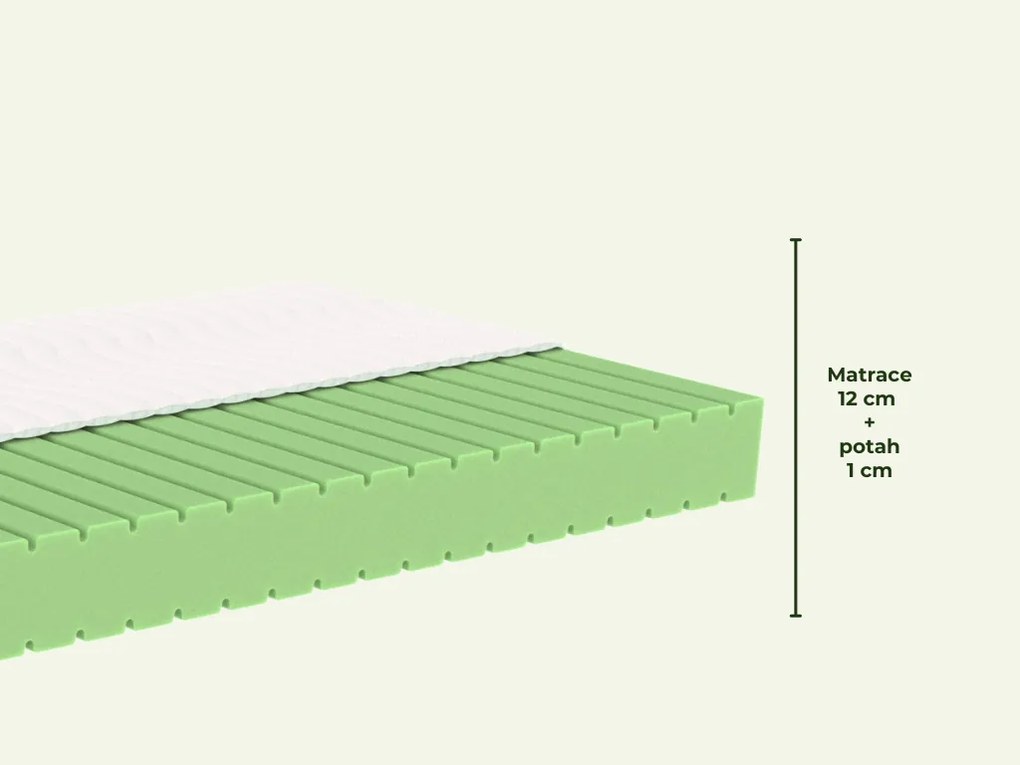 Benlemi Jednolůžko FENCE 4v1 90x200 cm se zábranou a úložným šuplíkem + matrace ADAPTIC Zvolte barvu: Pastelově růžová, Zvolte zábranu: S otevřeným vstupem