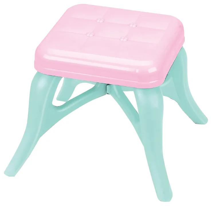 Dětský toaletní stolek, 32 dílný, modro-růžový