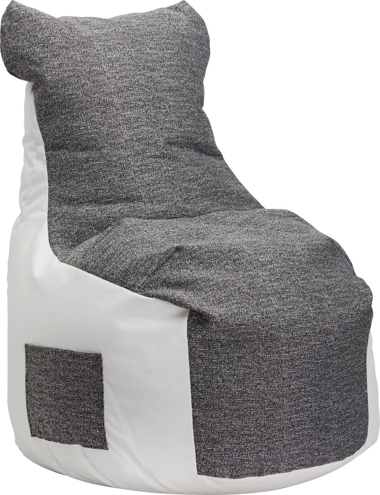XXXLutz SEDACÍ VAK šedá, bílá Carryhome - Sedací vaky - 000277002409