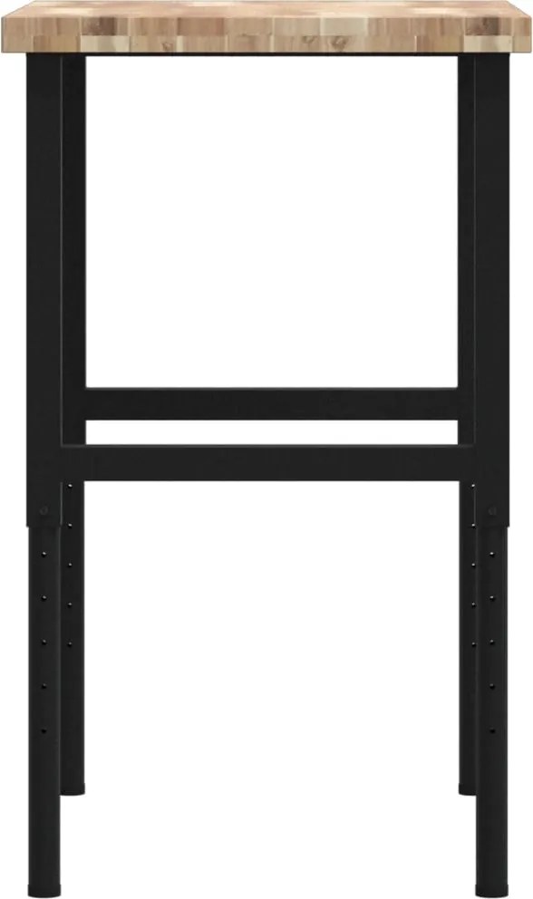 Pracovní stůl 80 x 60 x (73–99,5) cm masivní akácie obdélníkový 3309690