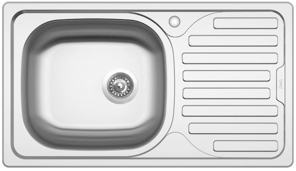 Sinks CLASSIC 760 V 0,5mm matný LEVÝ