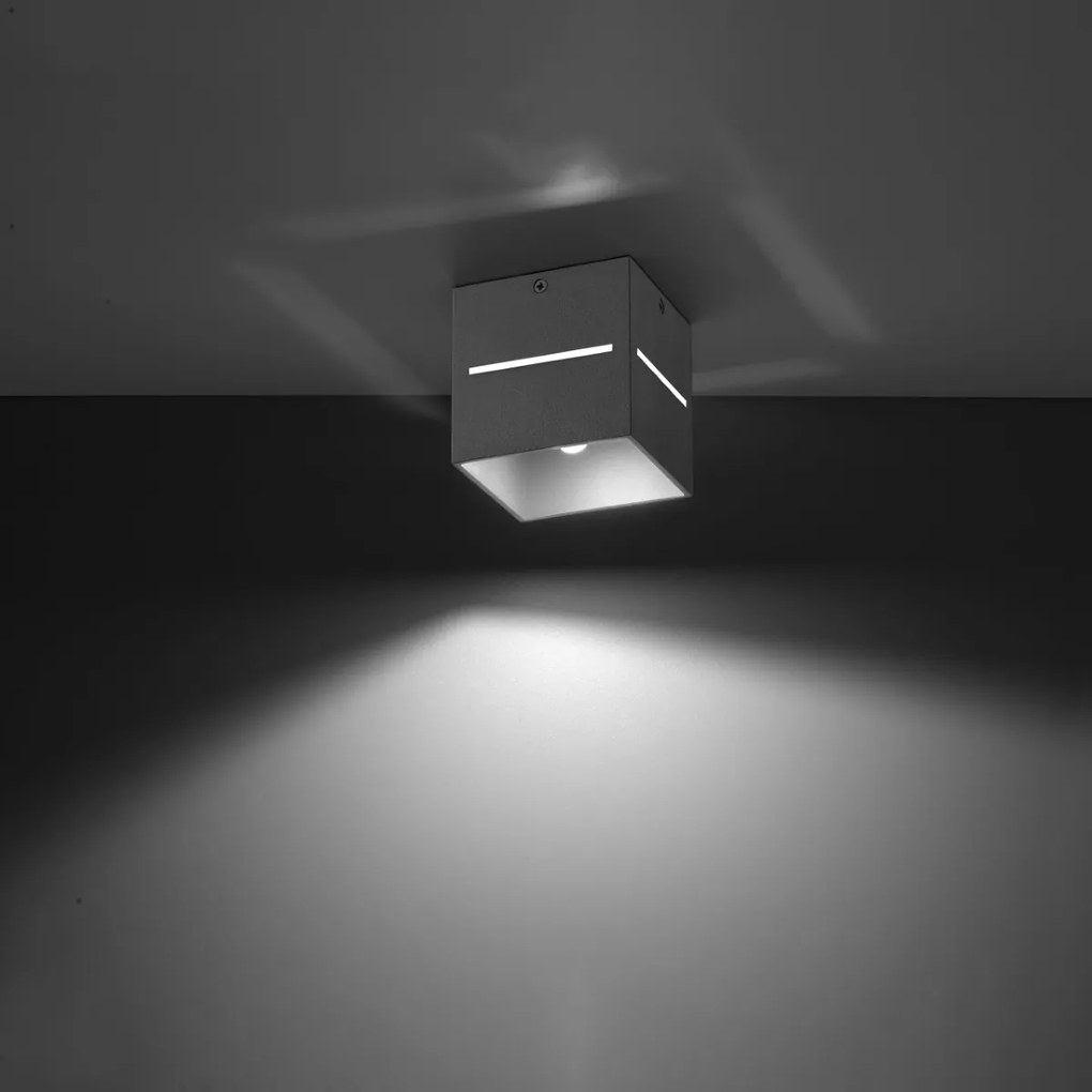 Sollux Lighting Stropní svítidlo LOBO šedé