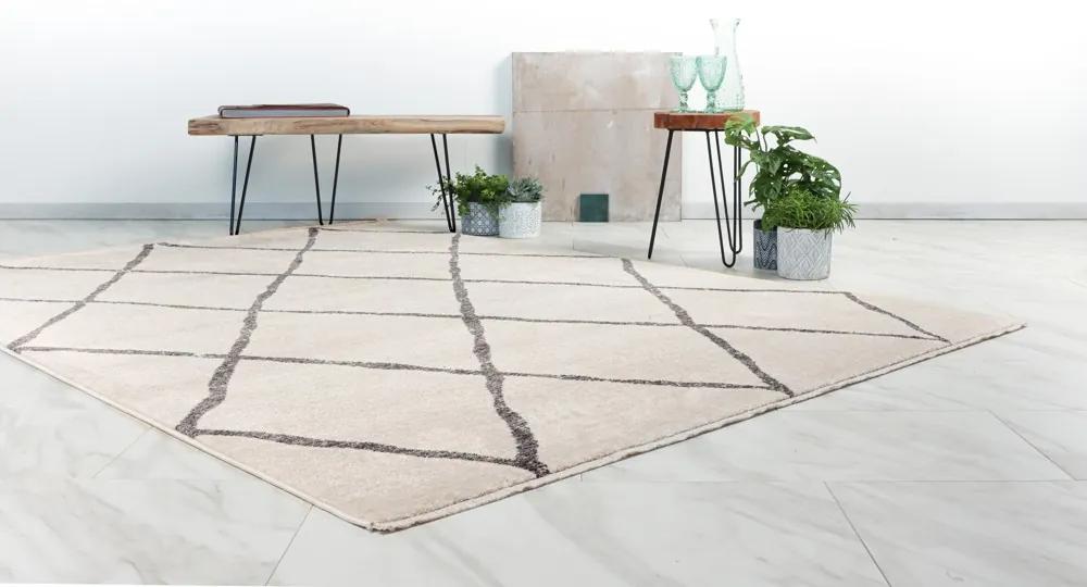 Lalee Kusový koberec Agadir 501 Ivory Rozměr koberce: 160 x 230 cm