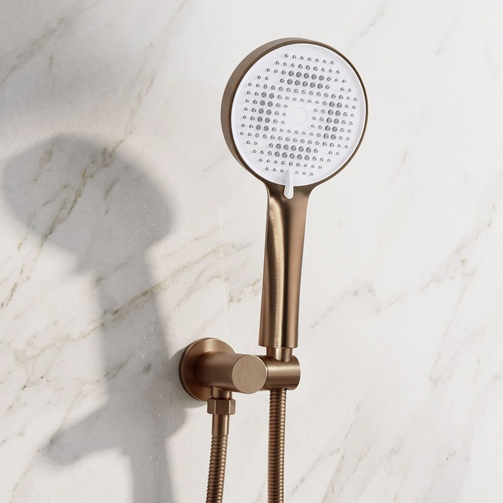 Rea, Podomítková sprchová souprava Rea Grace Brush Copper + BOX, REA-P4408