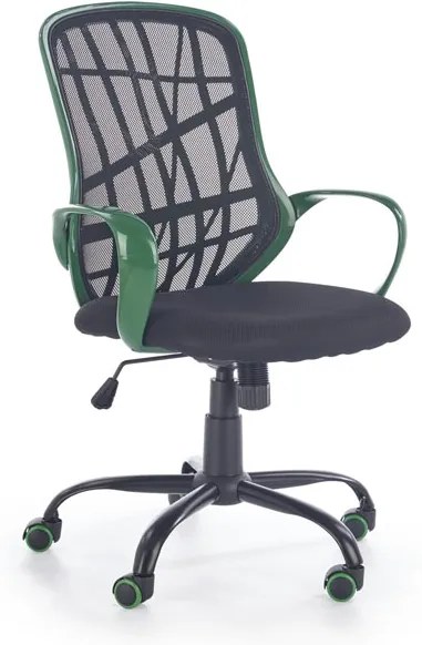 Kancelářská židle DESSERT červená / bílá / zelená Halmar
