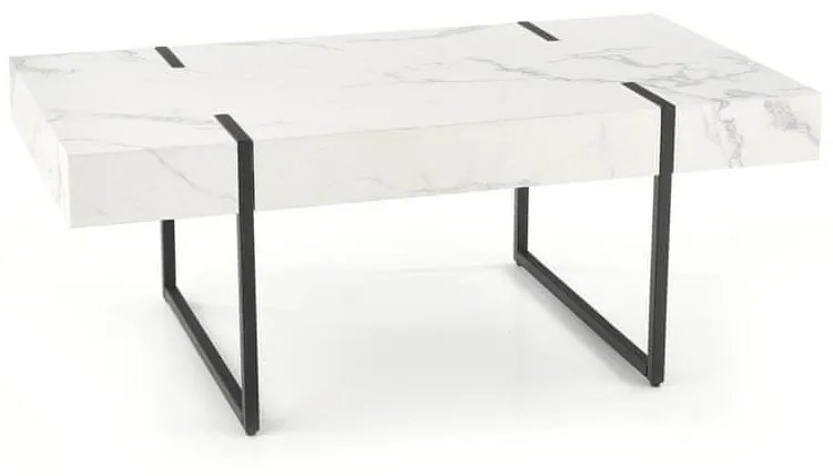 Intesi Konferenční stolek Marbella bílý mramor/černý