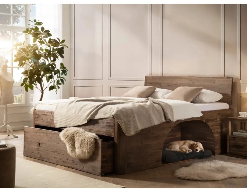 furniture-nabytek.cz - Postel Compr 180x200 Akácie