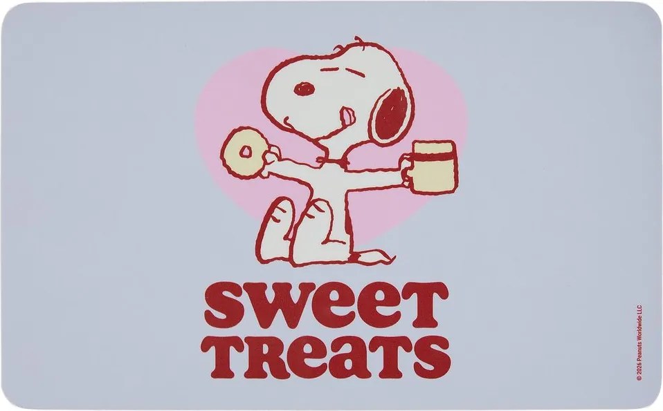 PEANUTS Snídaňové prkénko "Sweet Treats" - sv. modrá