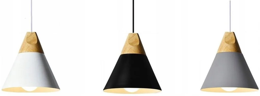 Toolight - stropní svítidlo SCANDI C 1xE27, šedá-hnědá, OSW-00105