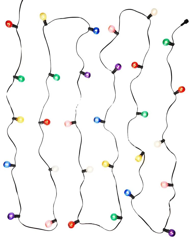 RAINBOW BULBS LED Světelný řetěz venkovní 30 světel