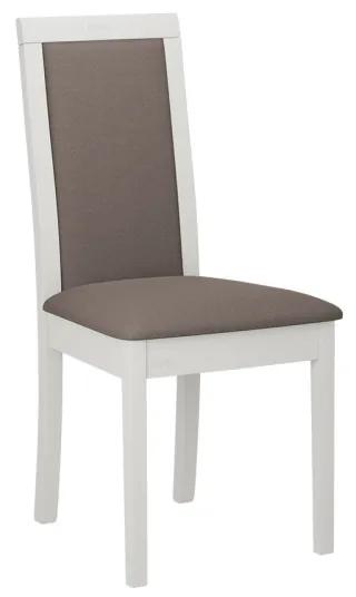 Čalouněná jídelní židle Heven IV, Barva dřeva: bílá, Potah: Kronos 22