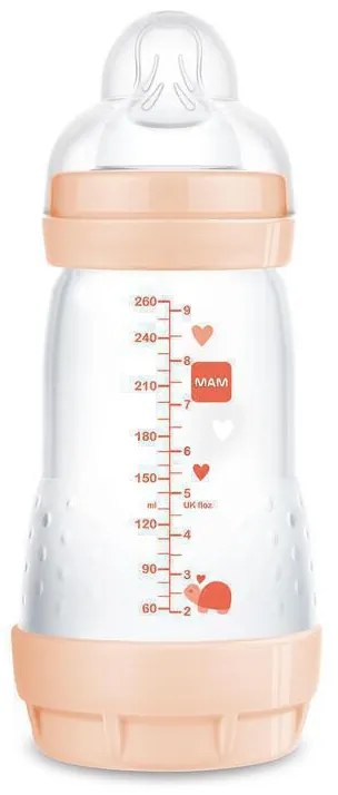 Mam Dětská antikoliková láhev 260 ml Easy Start 2 m+ Modrá s tučňákem