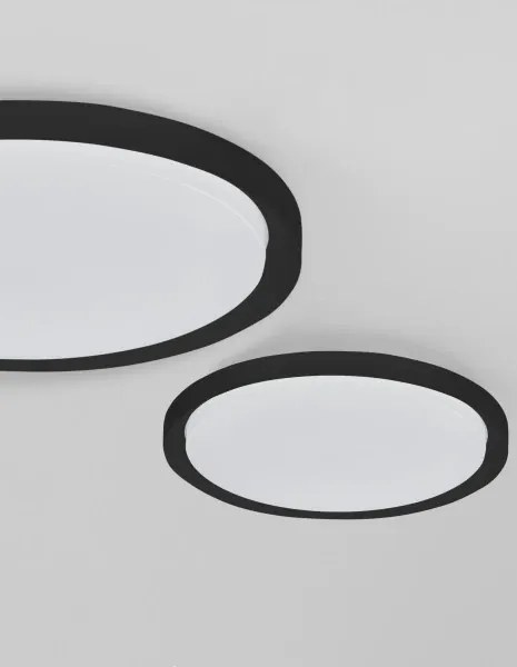 LED stropní svítidlo Troy 46 černé