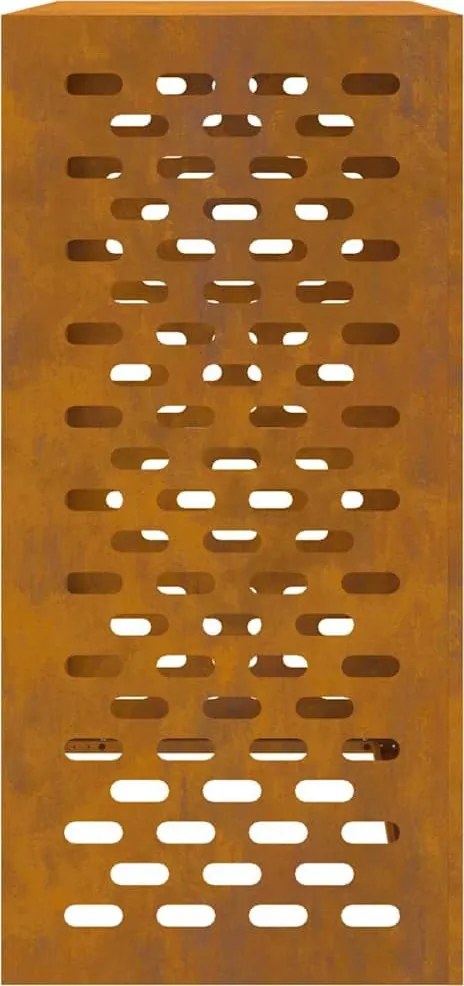 vidaXL Ochrana klimatizace Stříbrná 110 x 50 x 105 cm [865917] Barva: Nerezová ocel