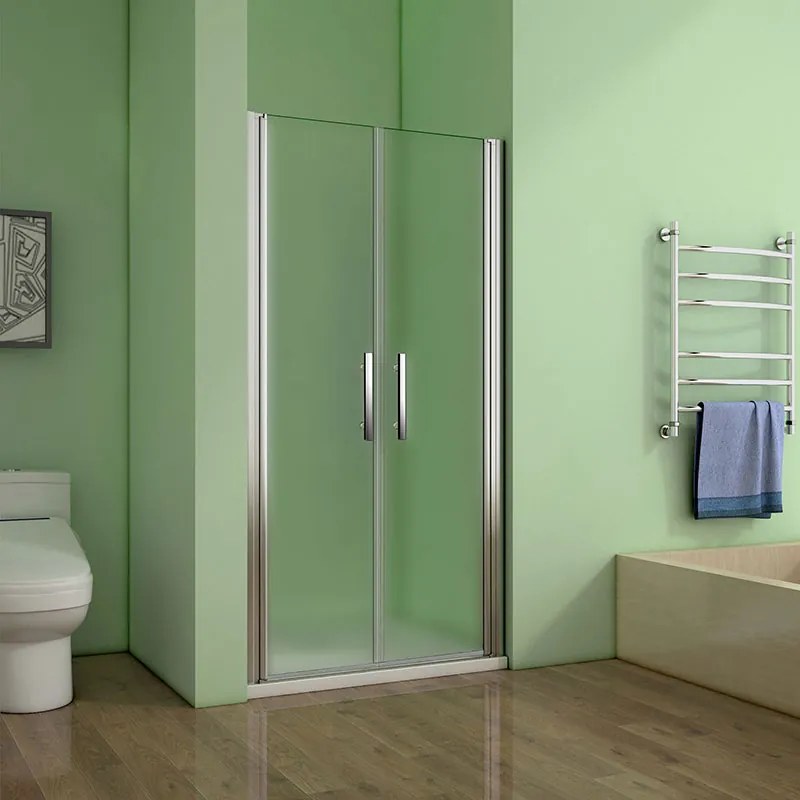 Sprchové dveře SAFE D2 100 FROST dvoukřídlé 96-100 x 195 cm