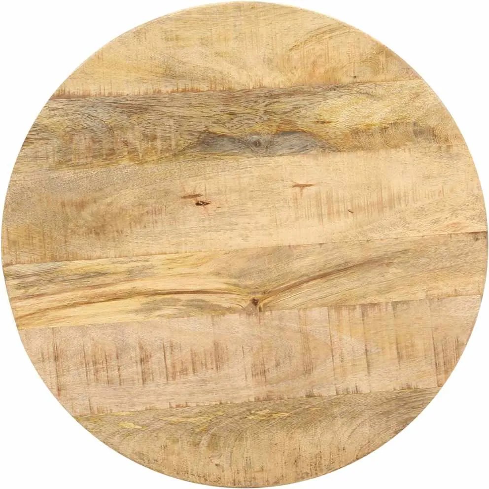 Odkládací stolek 48 x 48 x 56 cm masivní mangovníkové dřevo 320656