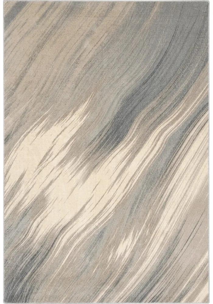 Krémový vlněný koberec 160x240 cm Haze – Agnella