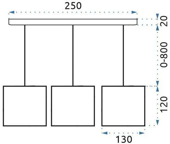 Toolight Elegantní stropní svítidlo APP210-3CPR CRYSTAL SILVER 3