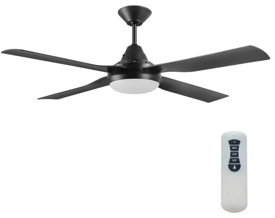 Lucci air 212899 - LED Stmívatelný ventilátor MOONAH 1xGX53/21W/230V černá + DO