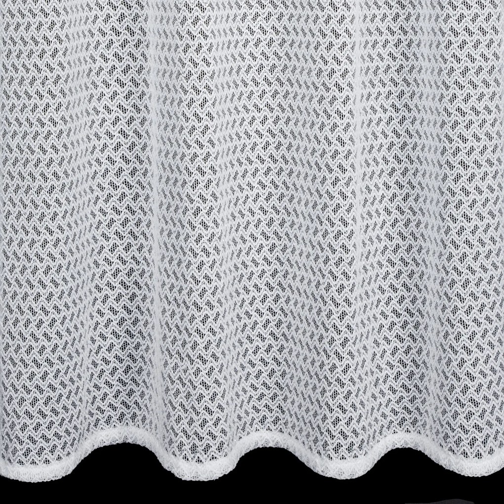 ZÁCLONA NA KROUŽCÍCH CINDY 140X250 CM BÍLÁ