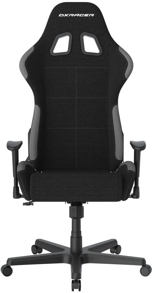 Herní židle DXRacer FORMULA - látka, černá / šedá