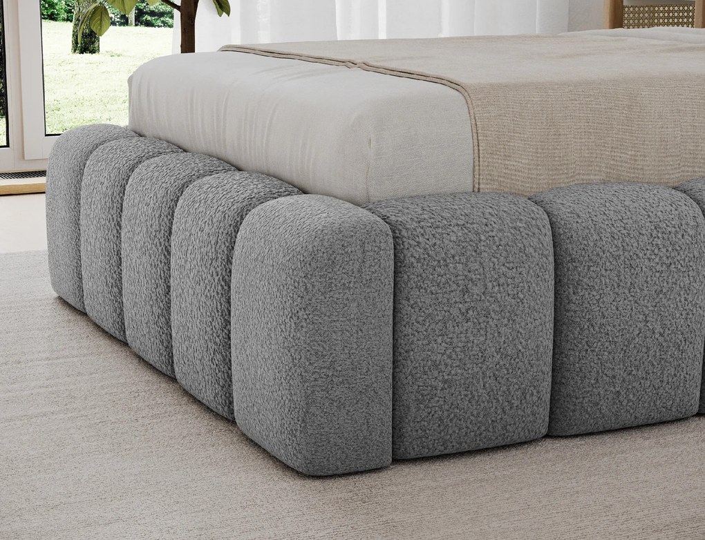 Postel Lamica 90x200 + Dřevěný rám/Standardní zdvih/kontejner