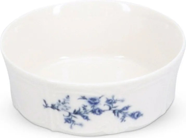 Bílá/modrá porcelánová miska 410 ml Retro – BonBistro